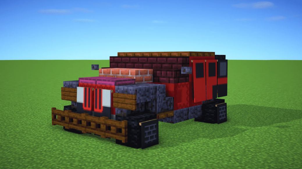 Jeep | Minecraft Vehicle Build Minecraft map - BillionBlocks
