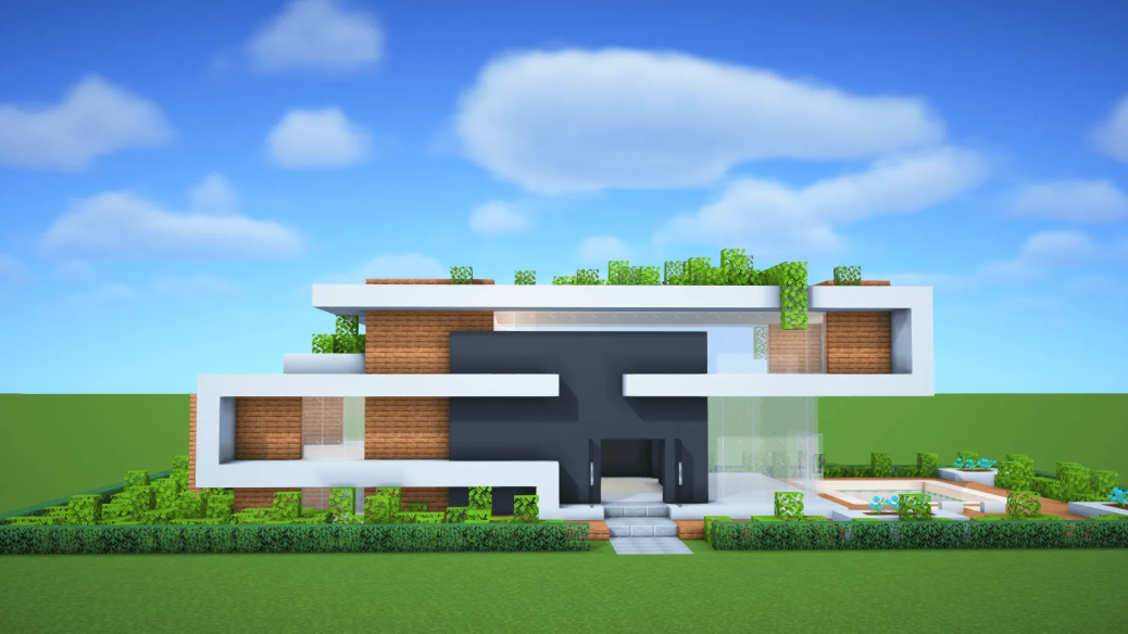 Modern house 72 by WiederDude Minecraft map - BillionBlocks