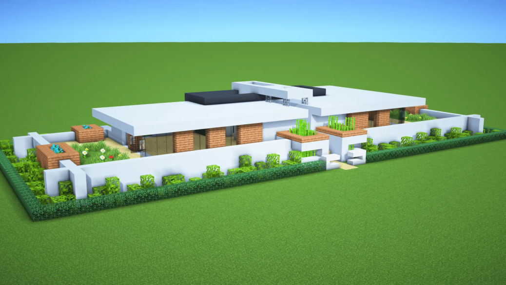 Modern house 80 by WiederDude Minecraft map - BillionBlocks