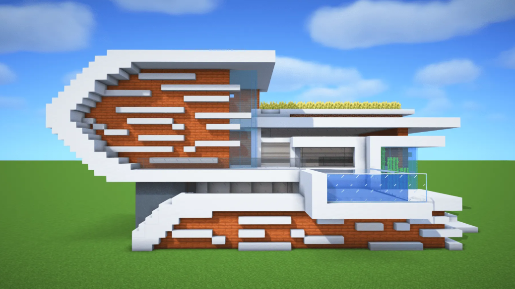 Modern house 115 by WiederDude Minecraft map - BillionBlocks