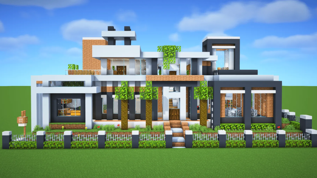 Modern house 116 by WiederDude Minecraft map - BillionBlocks