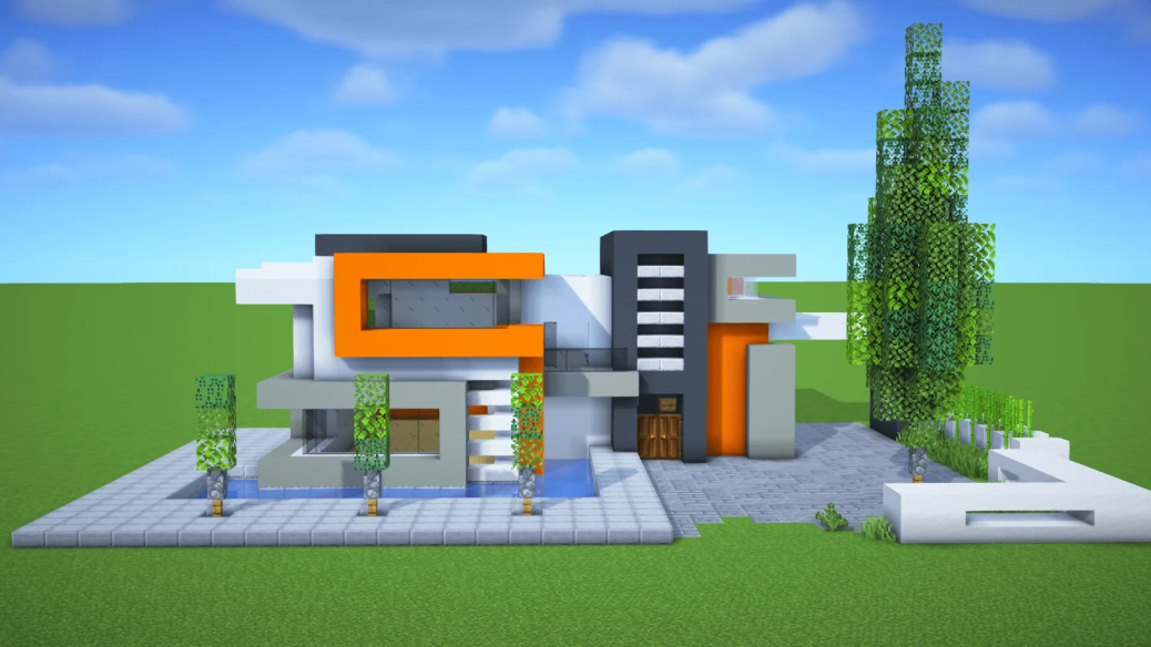 Modern house 12 by WiederDude Minecraft map - BillionBlocks
