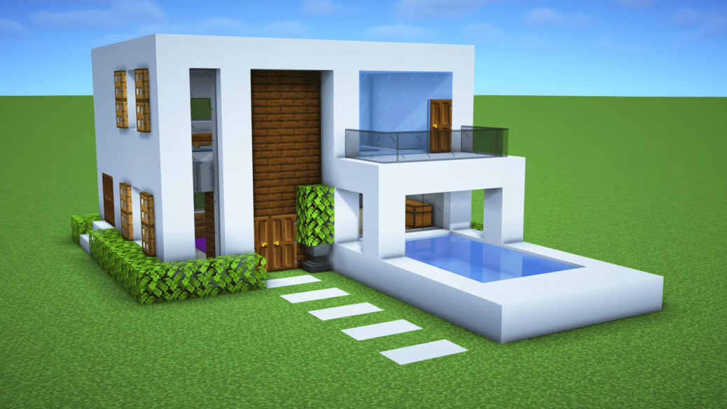 Modern house 26 by WiederDude Minecraft map - BillionBlocks