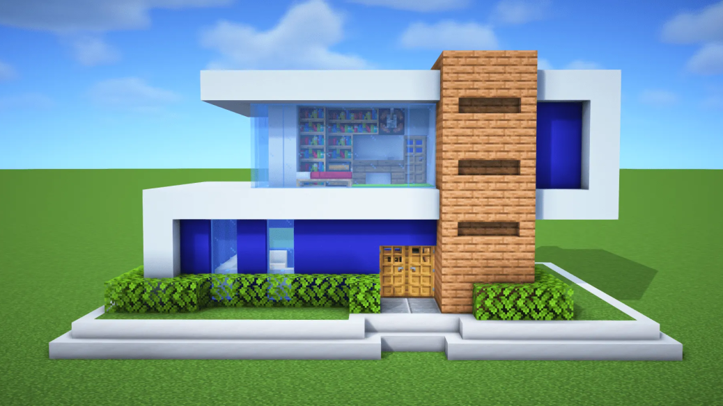 Modern house 51 by WiederDude Minecraft map - BillionBlocks