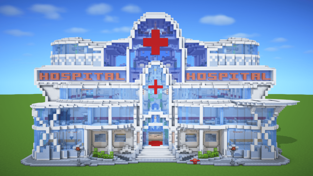 Modern Hospital Minecraft map - BillionBlocks